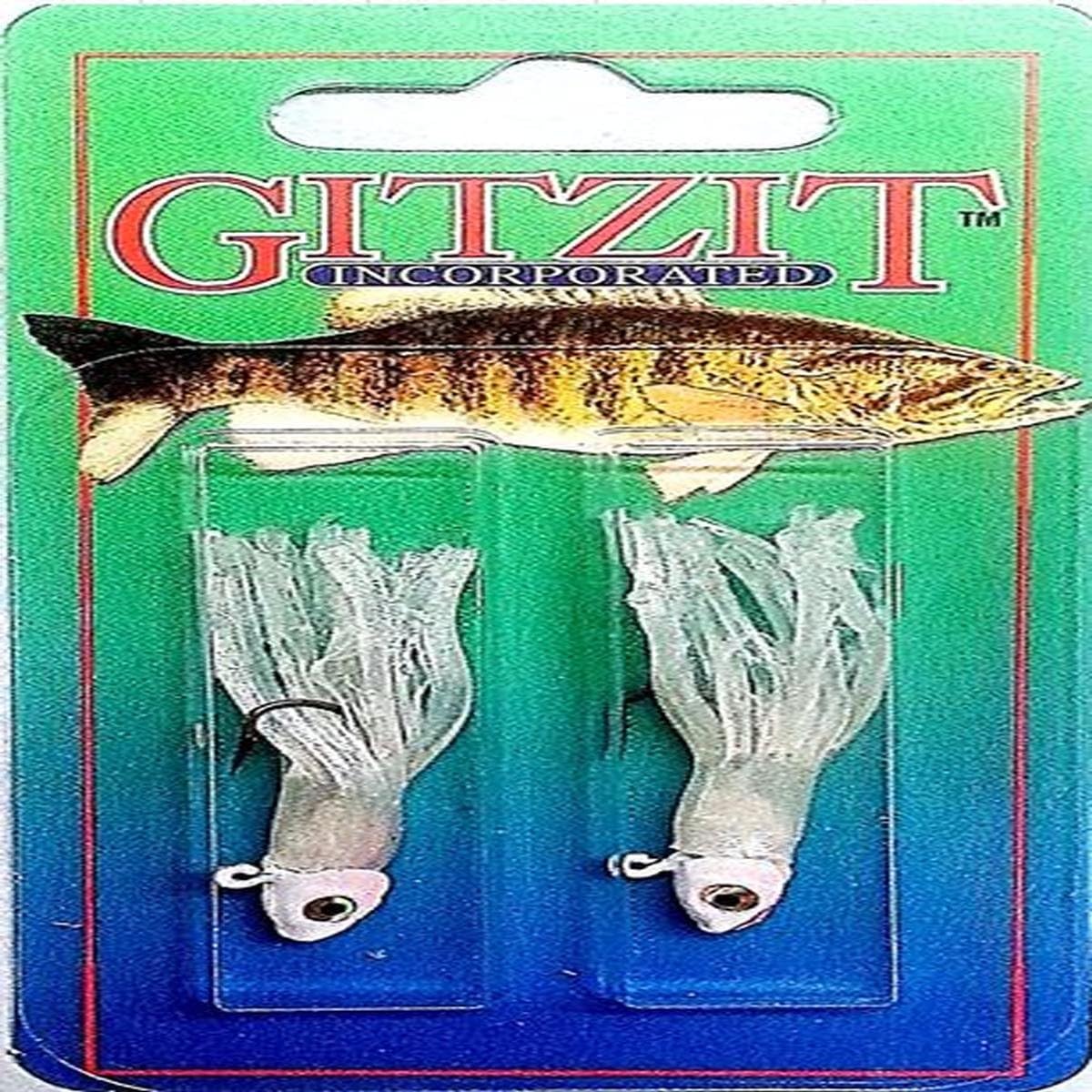 Amazon.com : Gitzit Micro TL Tough Guy 2 P White Fishing Equipment ...