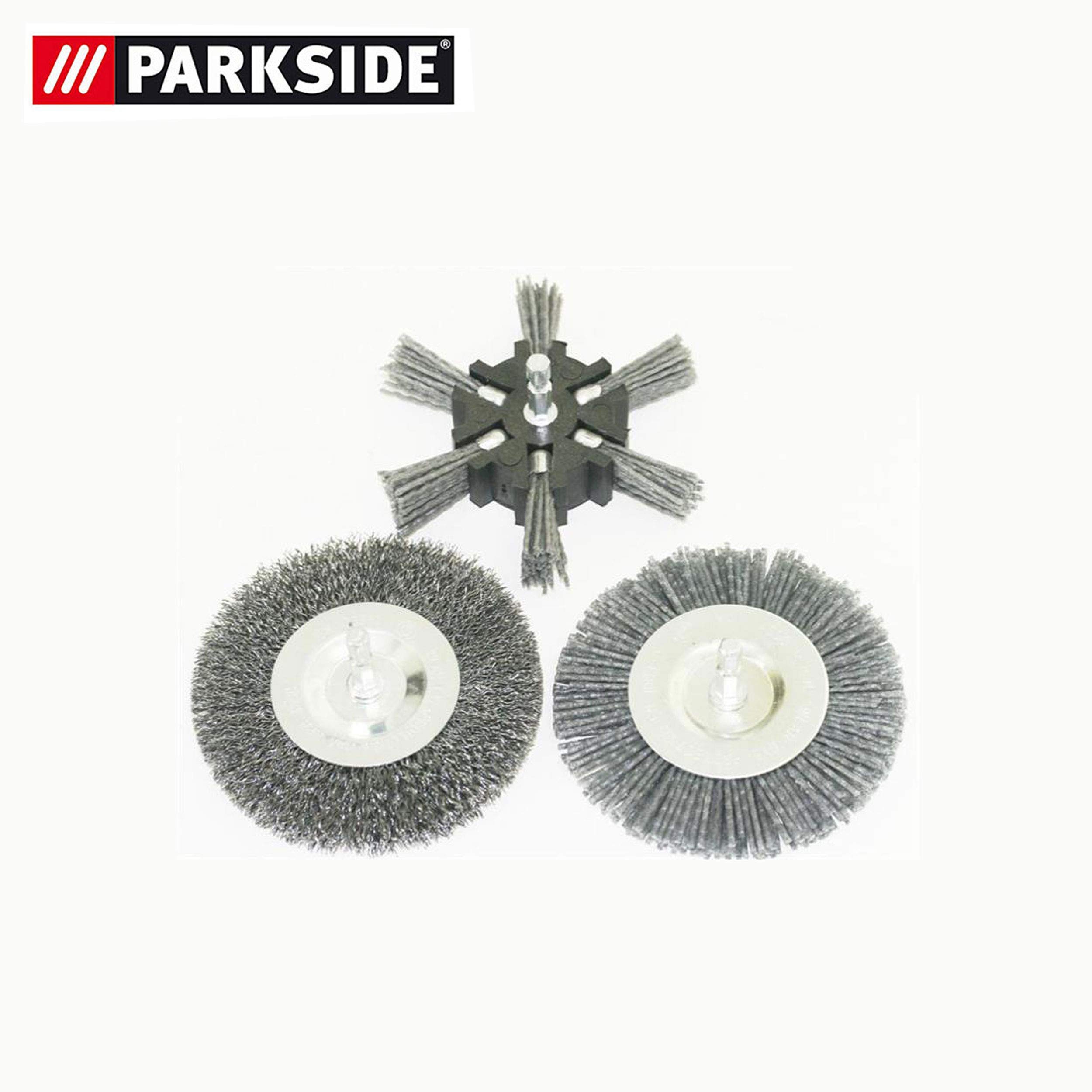 Buy Parkside Grout Brush Set 3-Piece Metal Plastic Narrow and Plastic ...