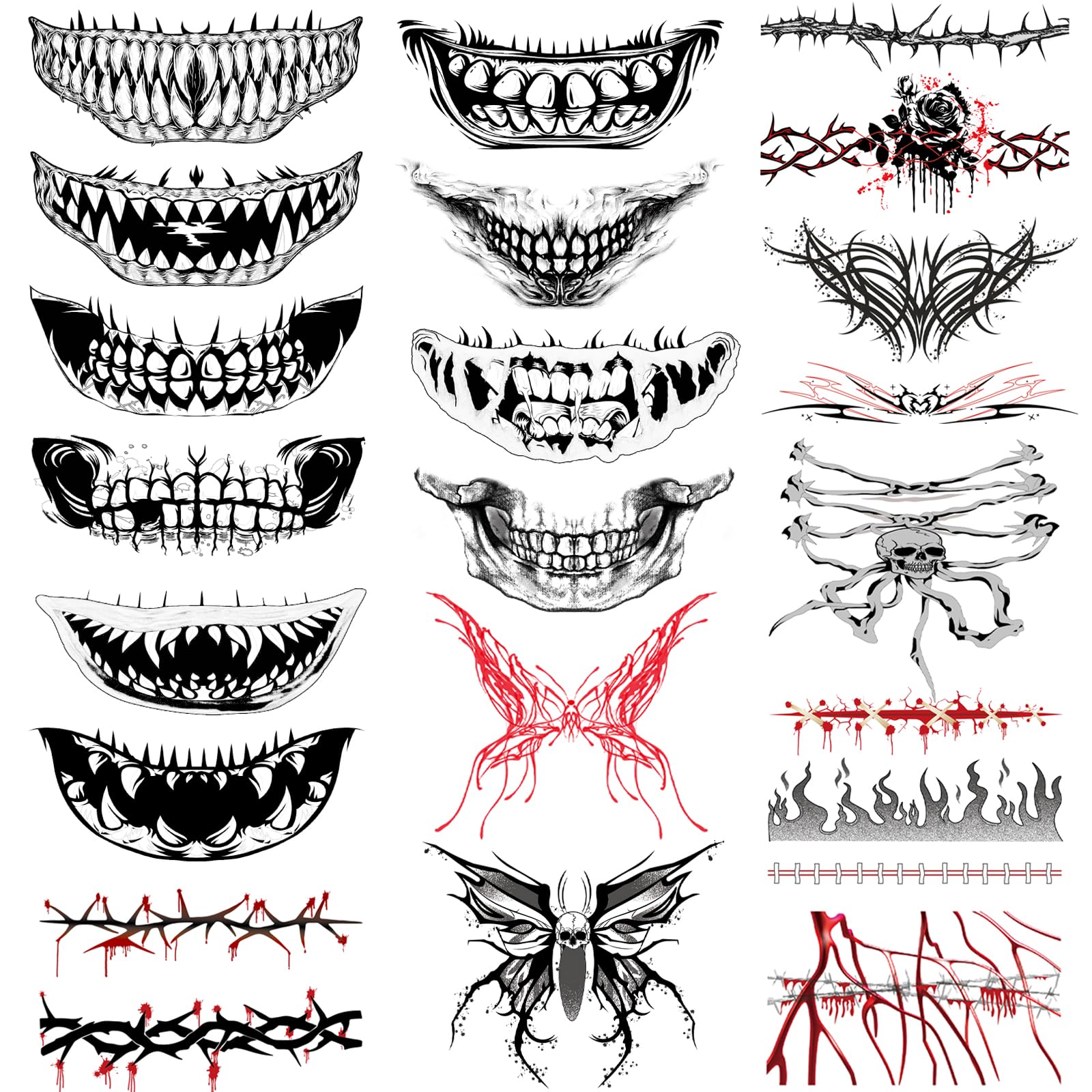 Zombie Mouth Drawing