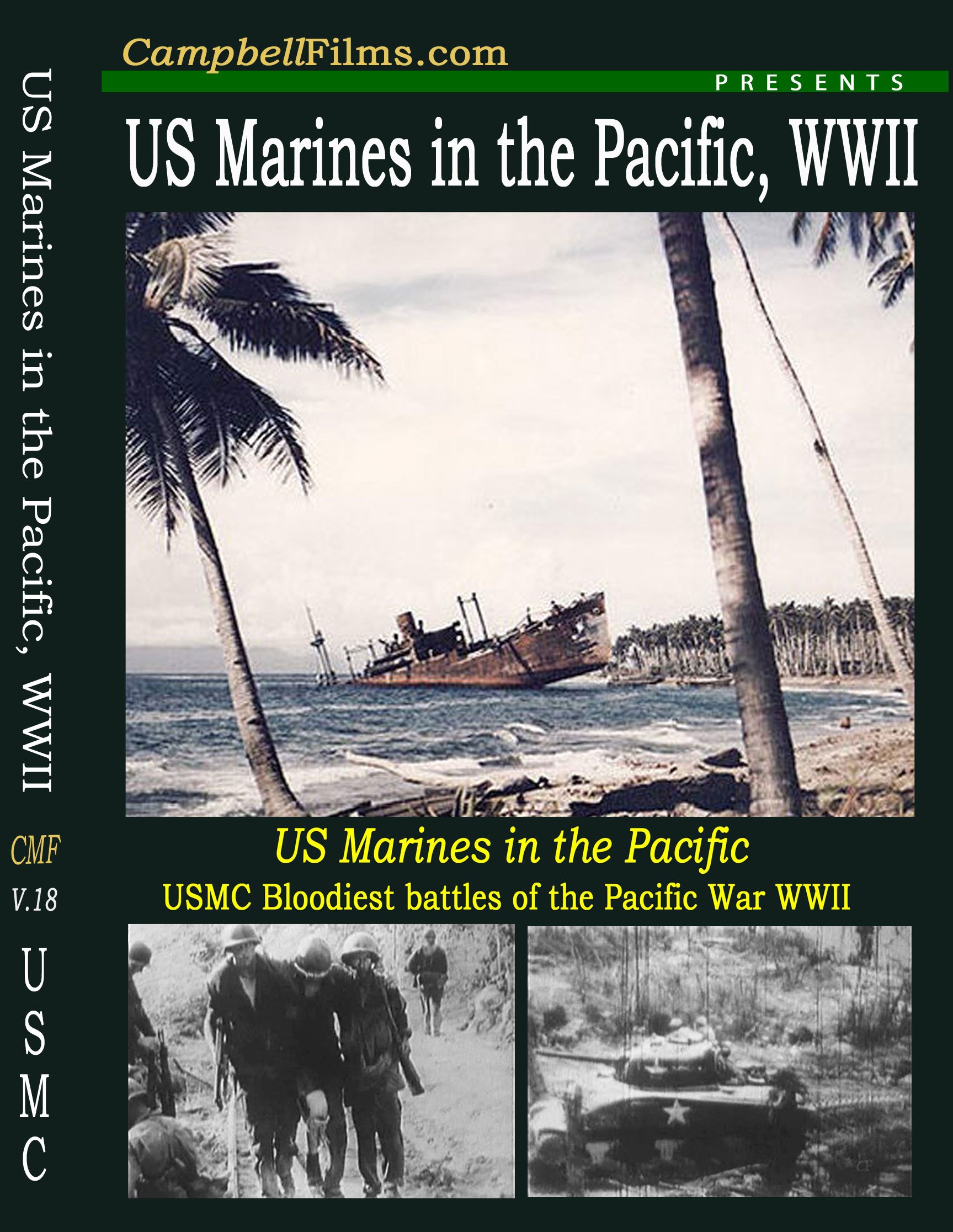Amazon.com: Marines In The Pacific War WW2 Old Films USMC Guadalcanal ...