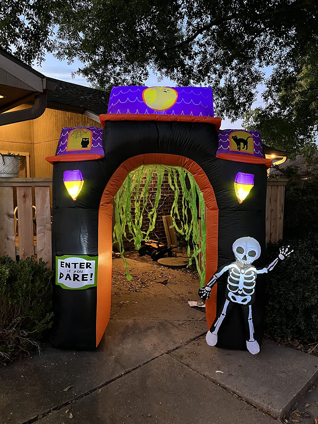 $18/mo - Finance ProductWorks 8-Foot Spooky Town Haunted House Archway ...