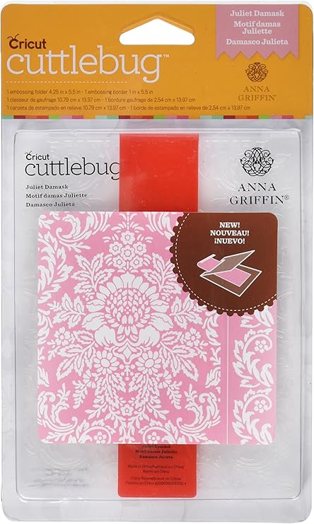 Amazon.com: Cuttlebug A2 Embossing Folder/Border Set-Anna Griffin ...