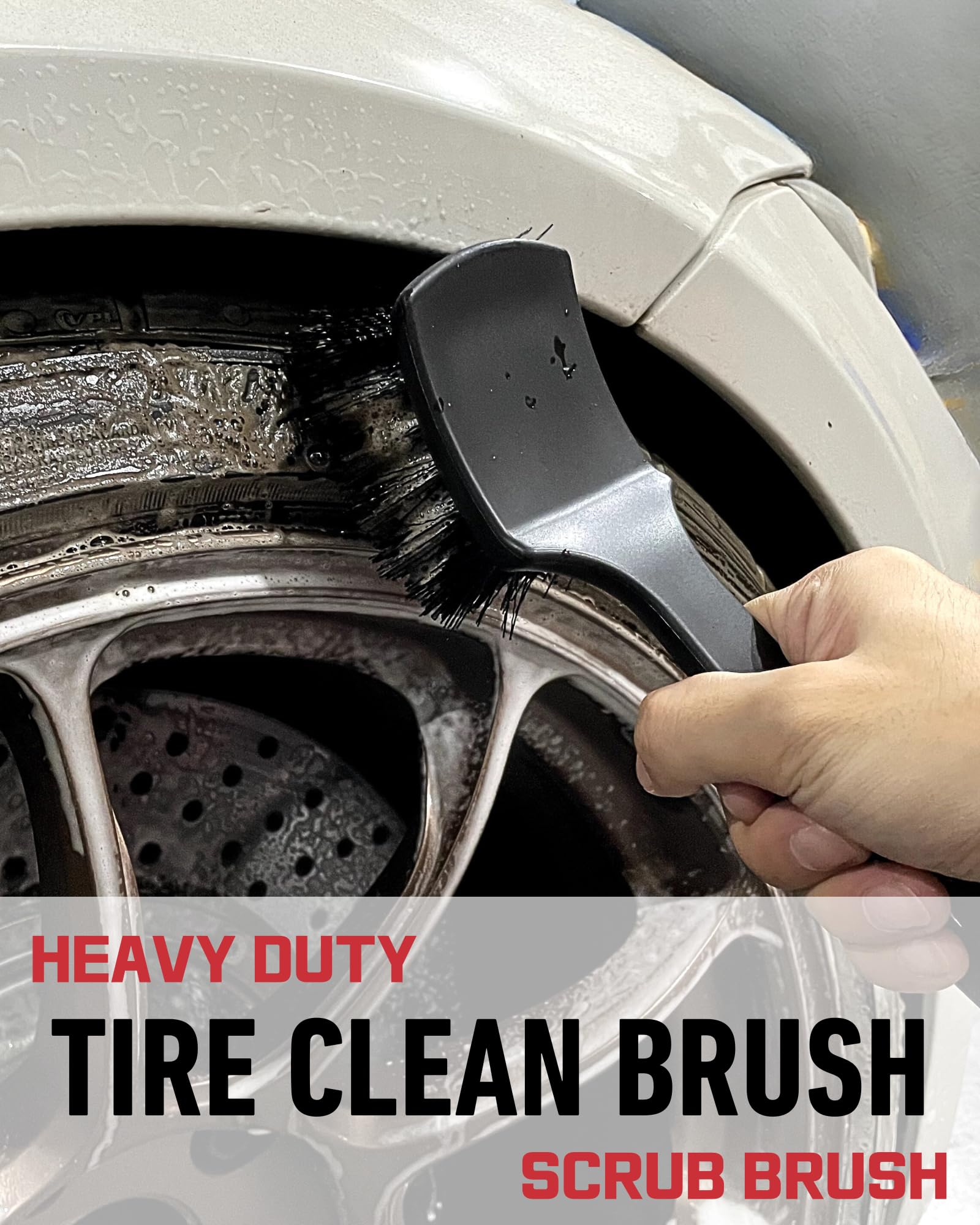 Tyre Brush Alloy Wheel Cleaning Brushes | Car Brush To Clean Wheels Car ...