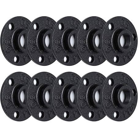 Antirust Black Painted Floor Flange, Home TZH Malleable iron Pipe ...