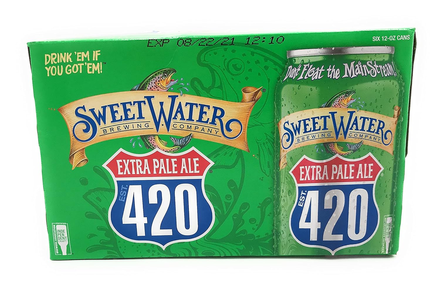 Amazon.com: Sweetwater, Pale 420, 6pk, 12 Fl Oz Cans : Grocery ...