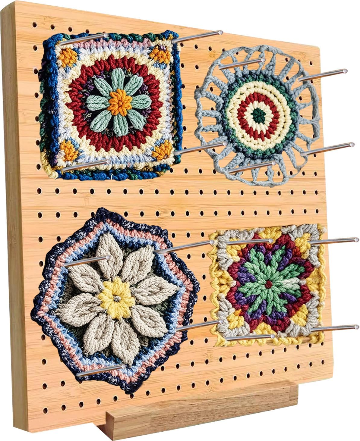 Amazon.com: 11.8" Crochet Blocking Board with 20pcs Pegs – Foam ...
