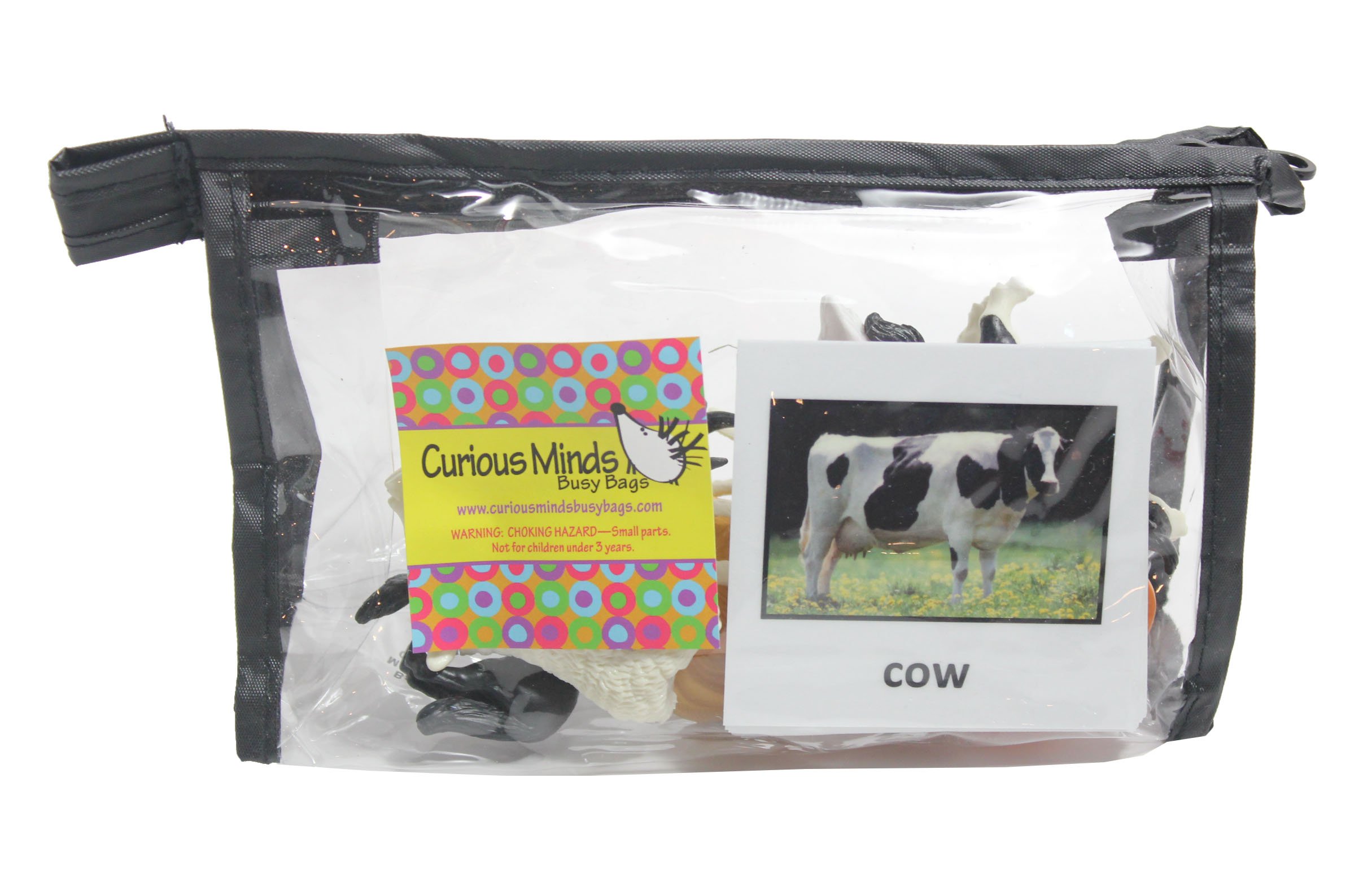 Montessori Animal Match - Miniature Farm Animal Toy Figurines with ...