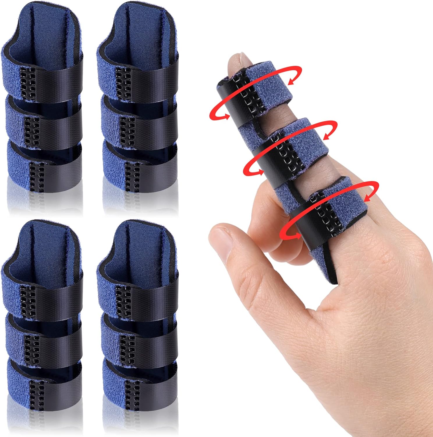 Wisesso Trigger Finger Splint, Finger Splints for Straightening ...