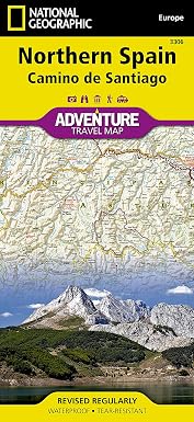 Northern Spain: Camino de Santiago Map (National Geographic Adventure ...