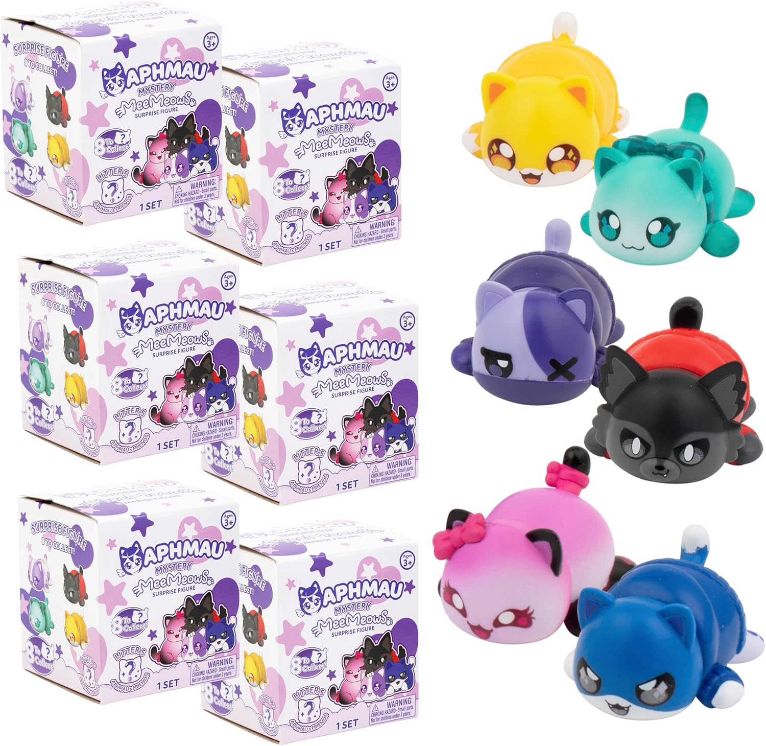 Amazon.com: Aphmau MeeMeow Mystery Figures – Series 5; YouTube Gaming ...