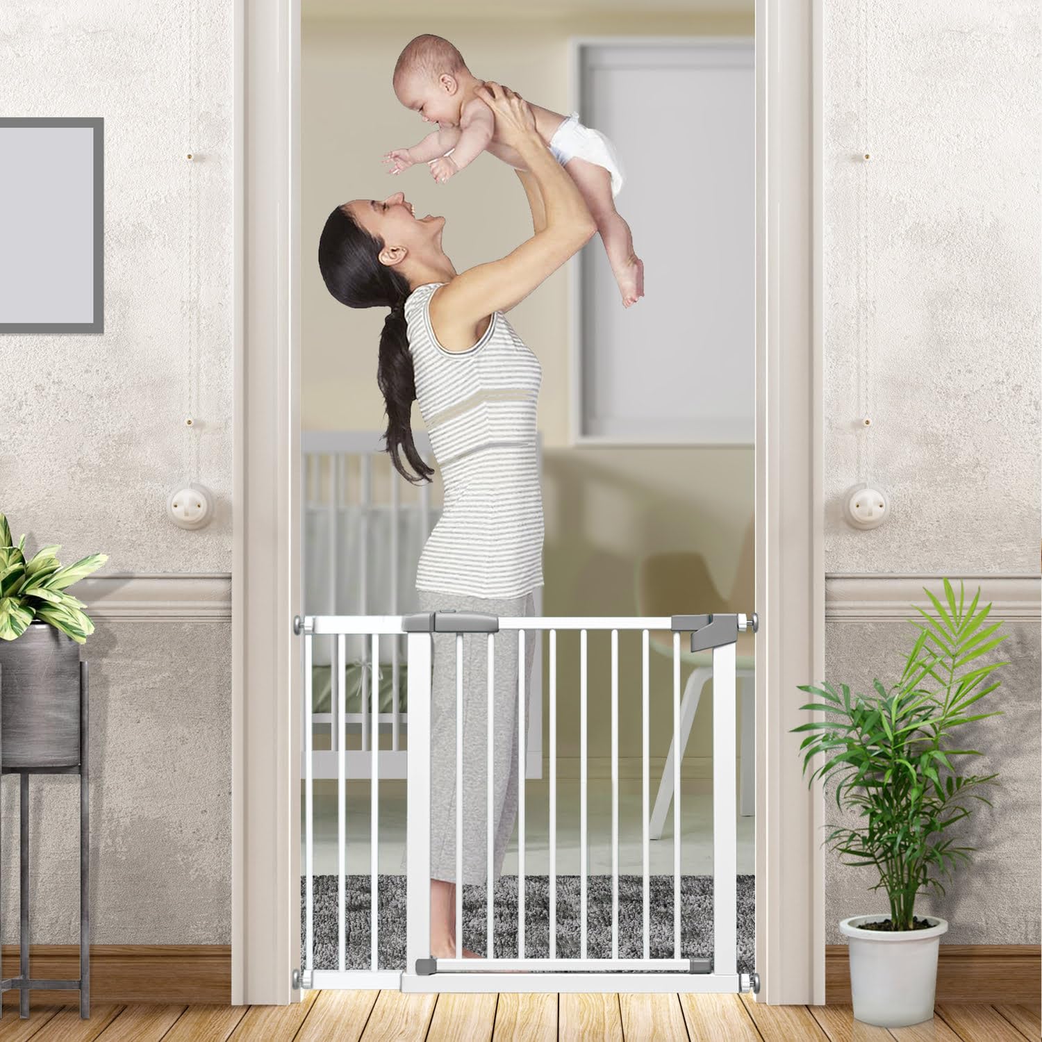 Buy StarAndDaisy Baby Safety Gate for Kids/Child/Stair Barricade Door ...