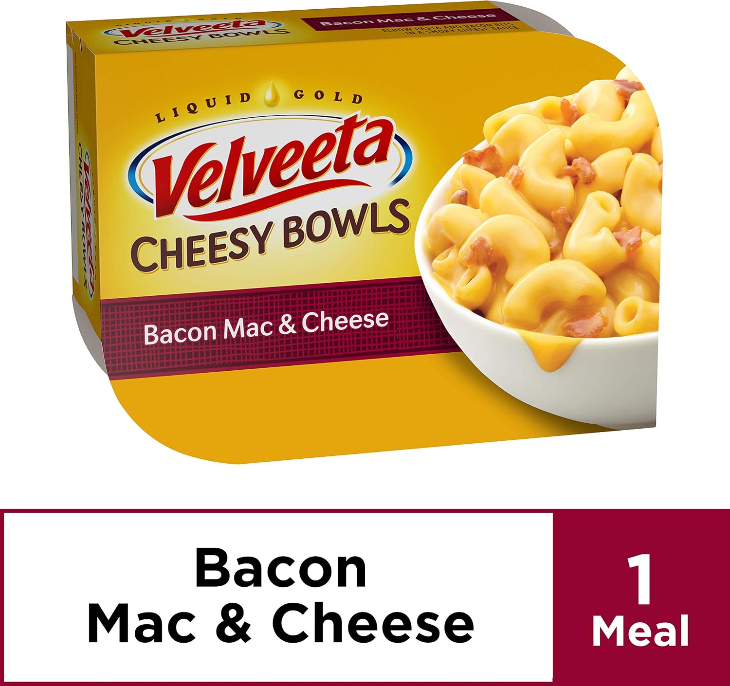Velveeta Cheesy Bowls Bacon Mac Cheese manga de 9 oz – Yaxa Colombia