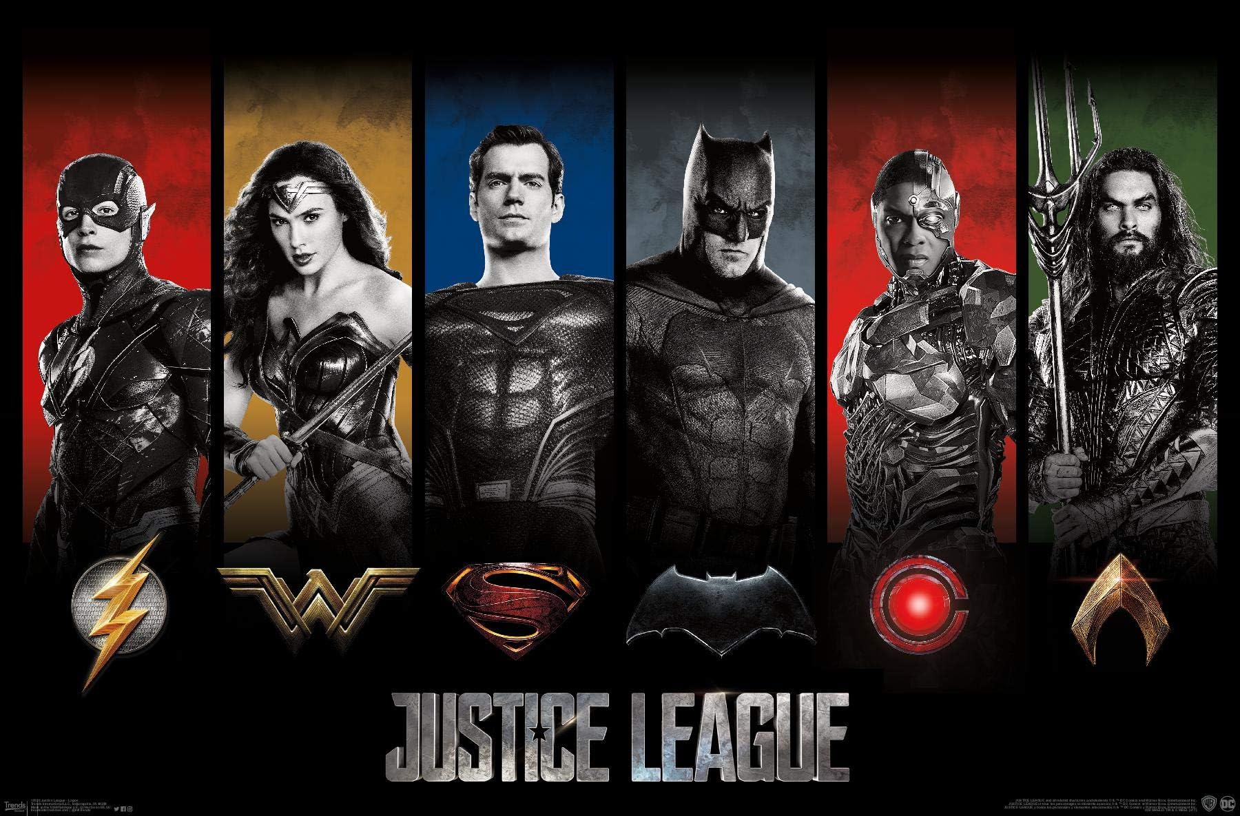 Amazon.com: Trends International DC Comics - The Lineup Wall Poster, 22 ...