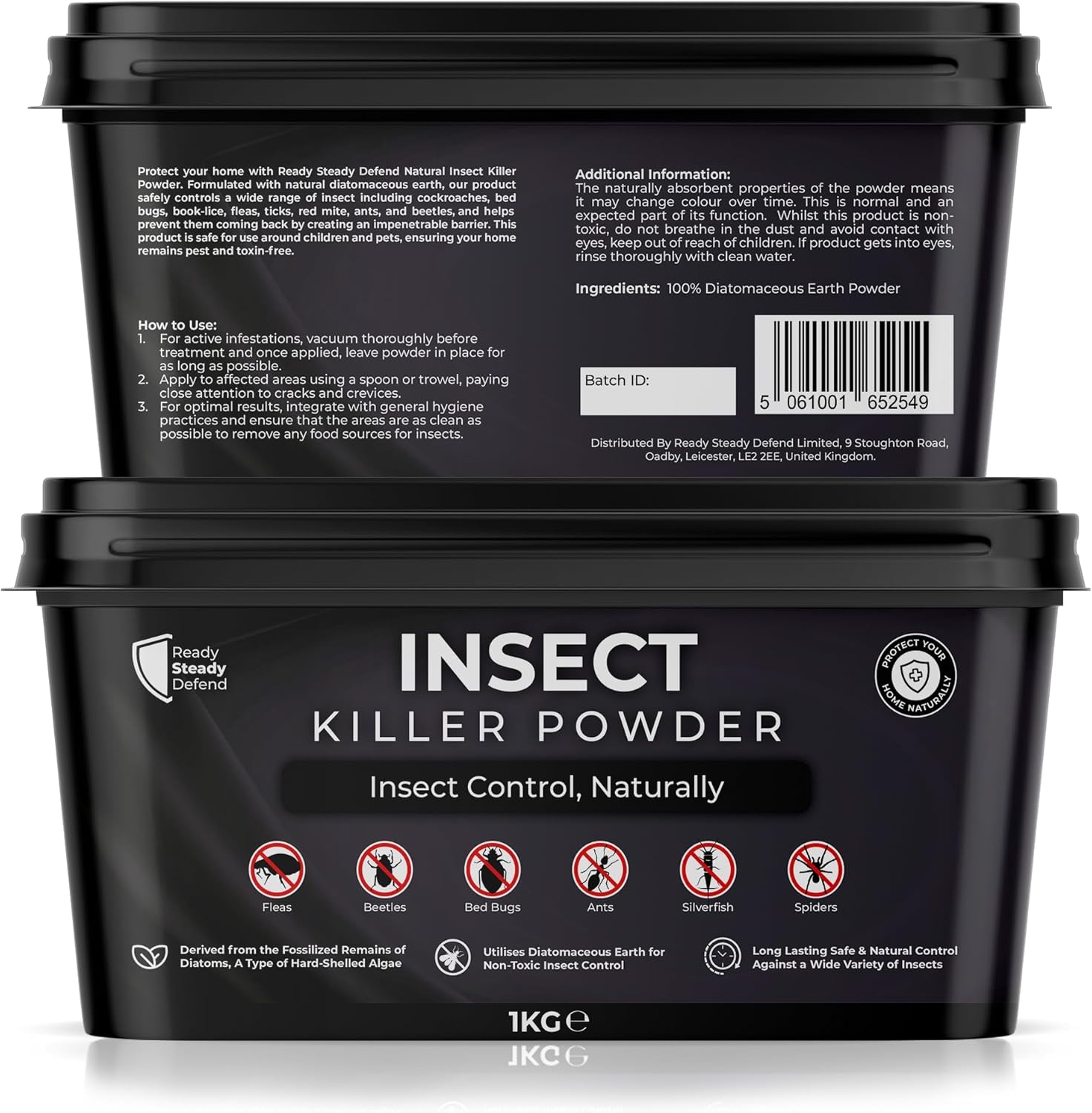Insect Killer Powder 1L- Child & Pet Friendly, Moisture-Resistant ...