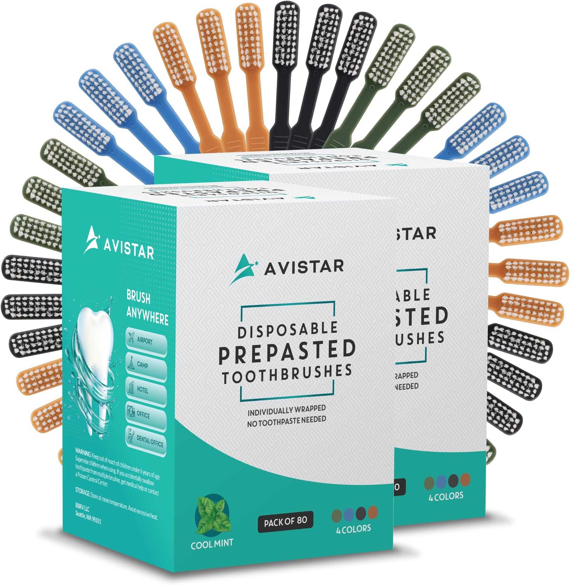 Amazon.com : Hager Pharma Happy Morning Toothbrush with Xylitol, 50 ...