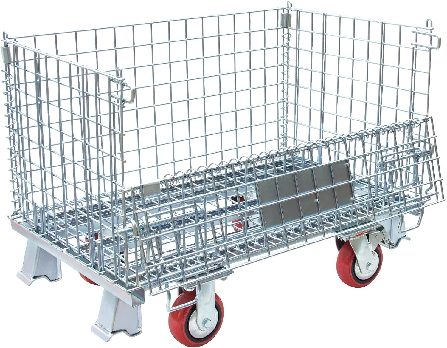 MutsMover 32"x20"x24" Heavy Duty Platform Truck with Cage, Foldable ...