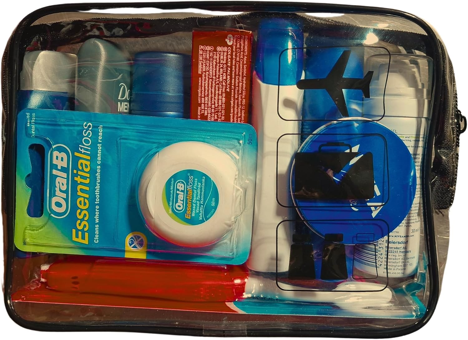 Travel Size Toiletries Set for Men Essentials | Holiday Mini Travel ...