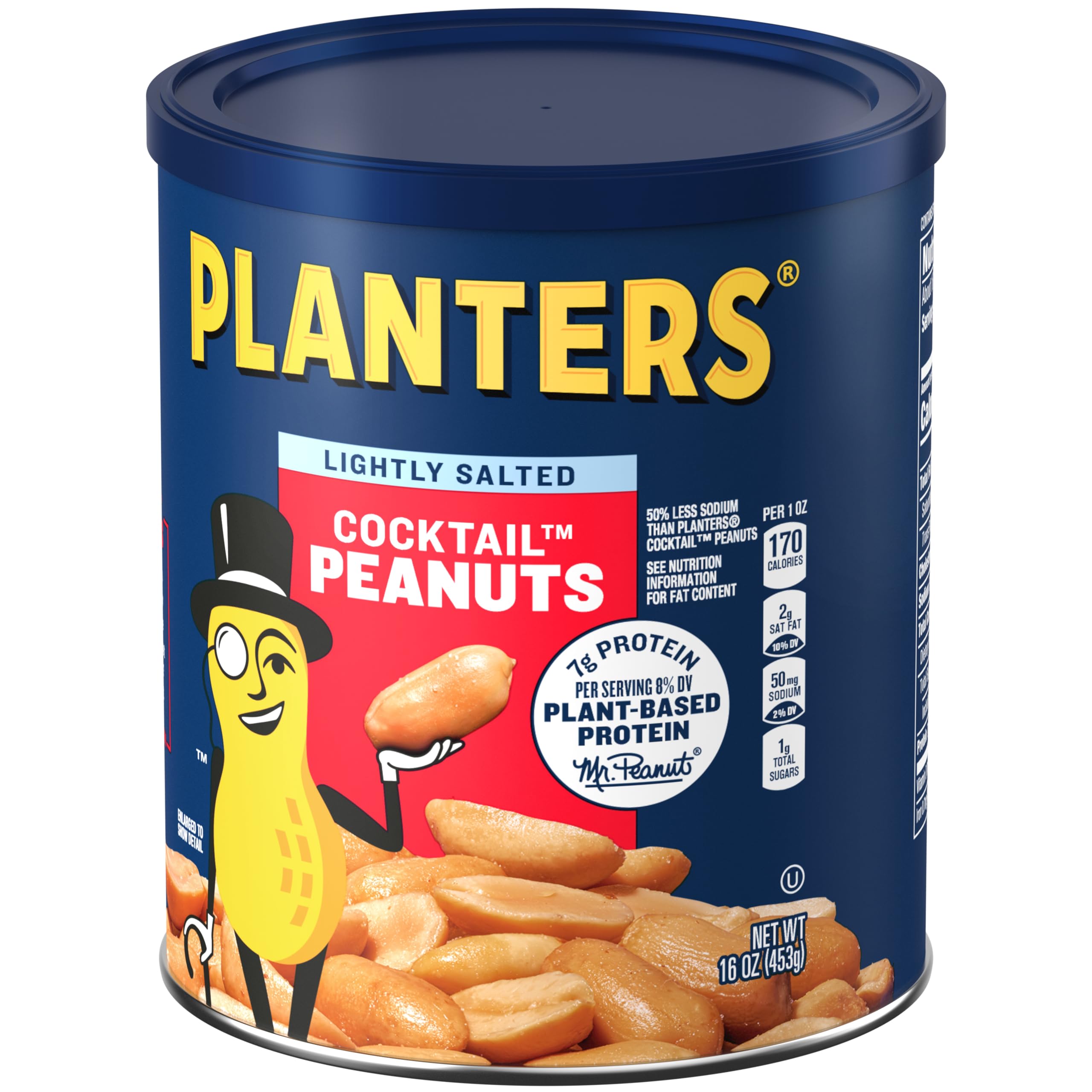 Snapklik.com : Dry Roasted Peanuts, Plant-Based Protein, Lightly Salted ...
