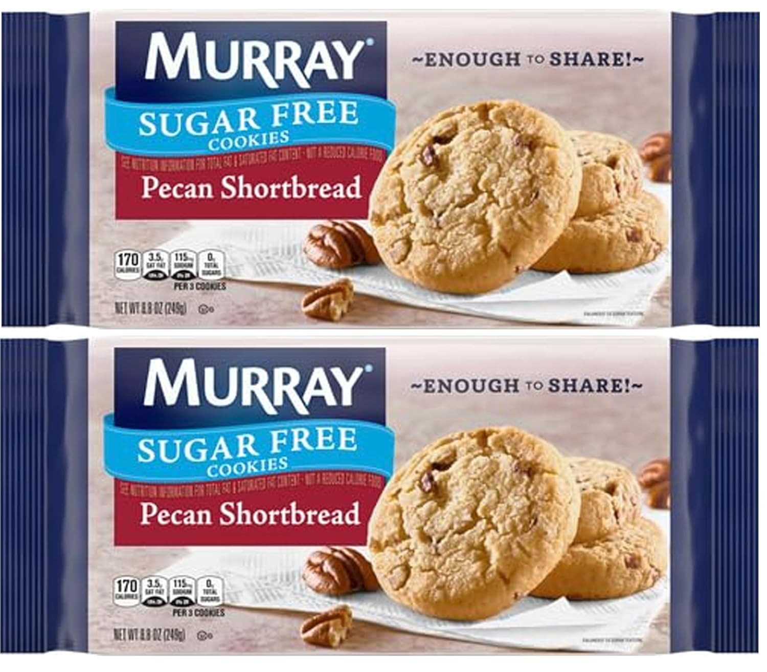 Amazon.com: Generic Murray Pecan Shortbread Sugar Free Cookie With ...