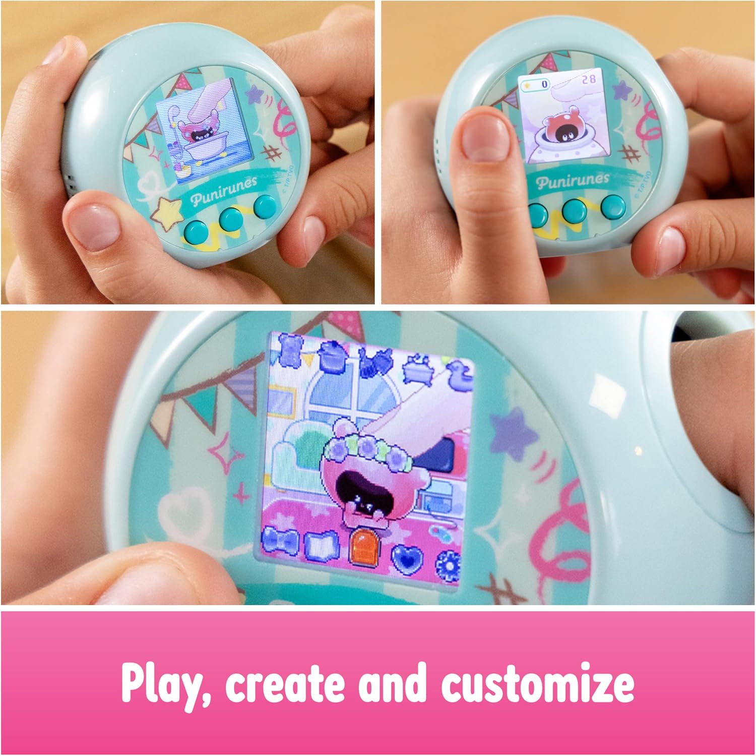 Punirunes, Interactive Digital Toy with 55 Squishy Characters Inside ...