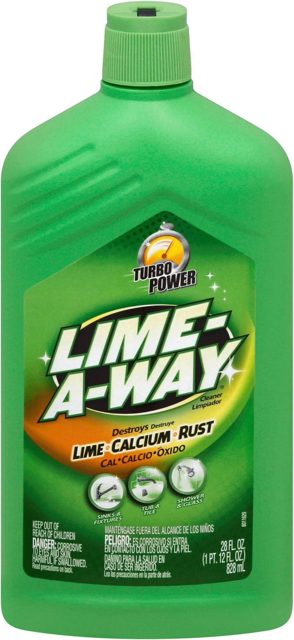 Amazon.com: Lime-A-Way Lime, Calcium & Rust Cleaner, Bottle, Clear, 28 ...