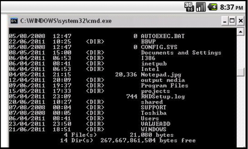 Remote command prompt - App on Amazon Appstore