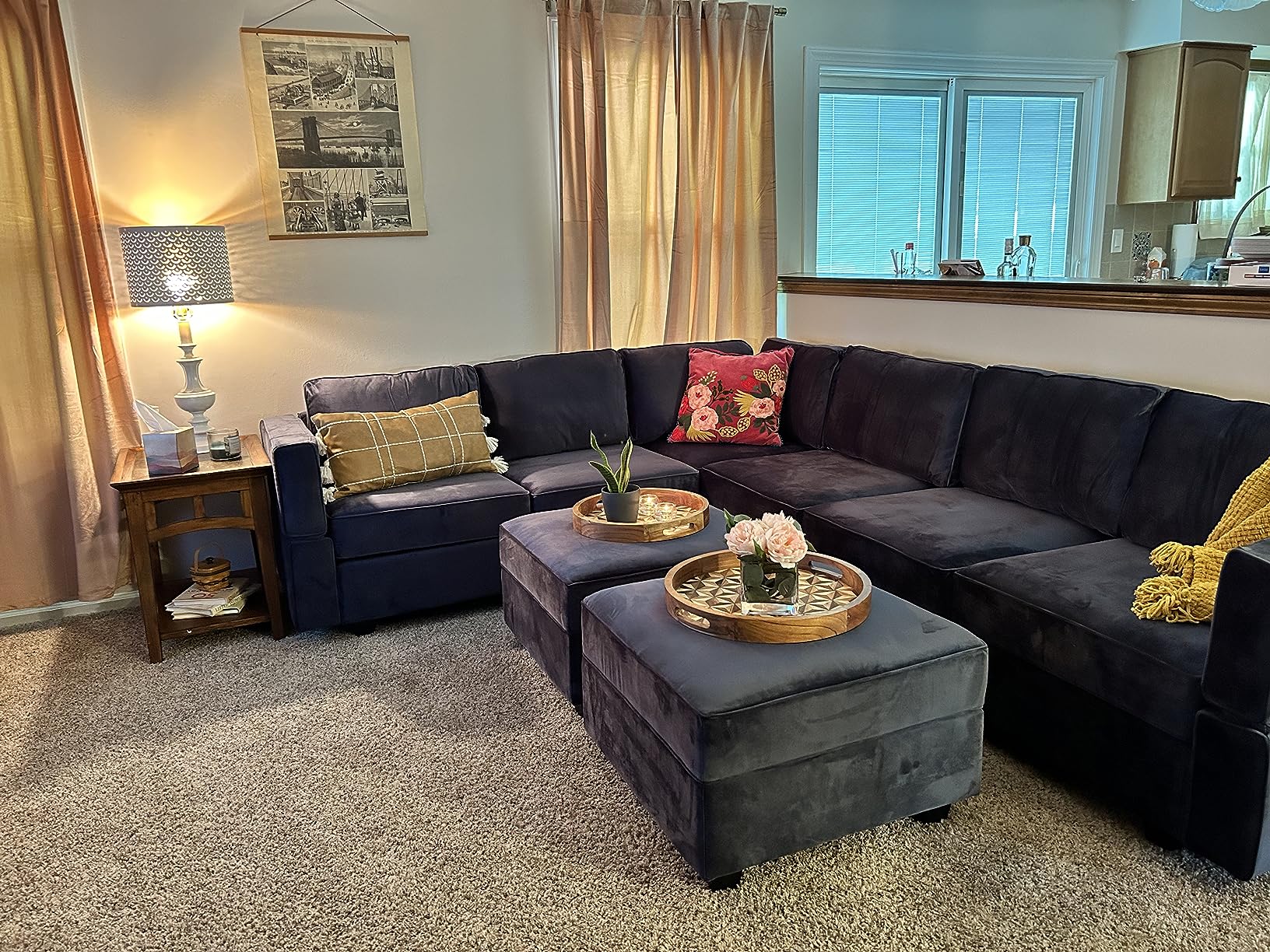 $2/mo - Finance Belffin Modular Sectional Sofa with Storage Seat ...
