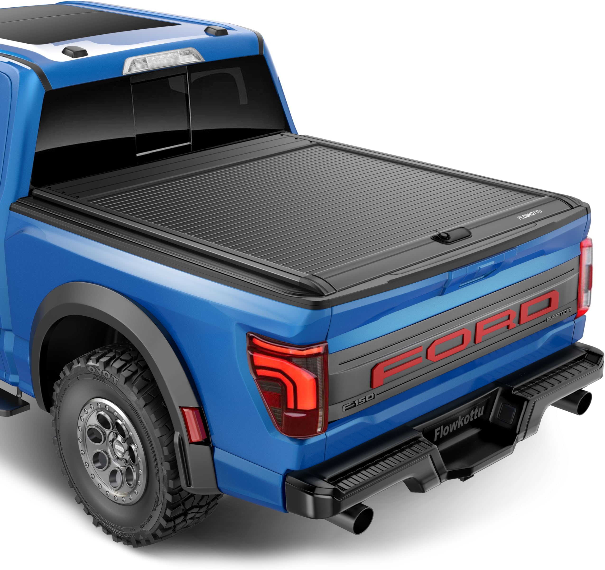 Amazon.com: Flowkottu Retractable Hard Tonneau Cover Fits 2015-2025 ...