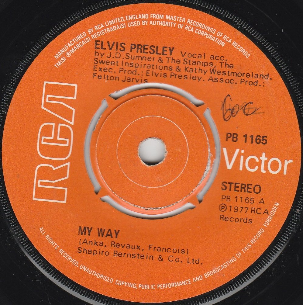 Amazon.com: Elvis Presley - My Way - 7 inch vinyl / 45: CDs & Vinyl