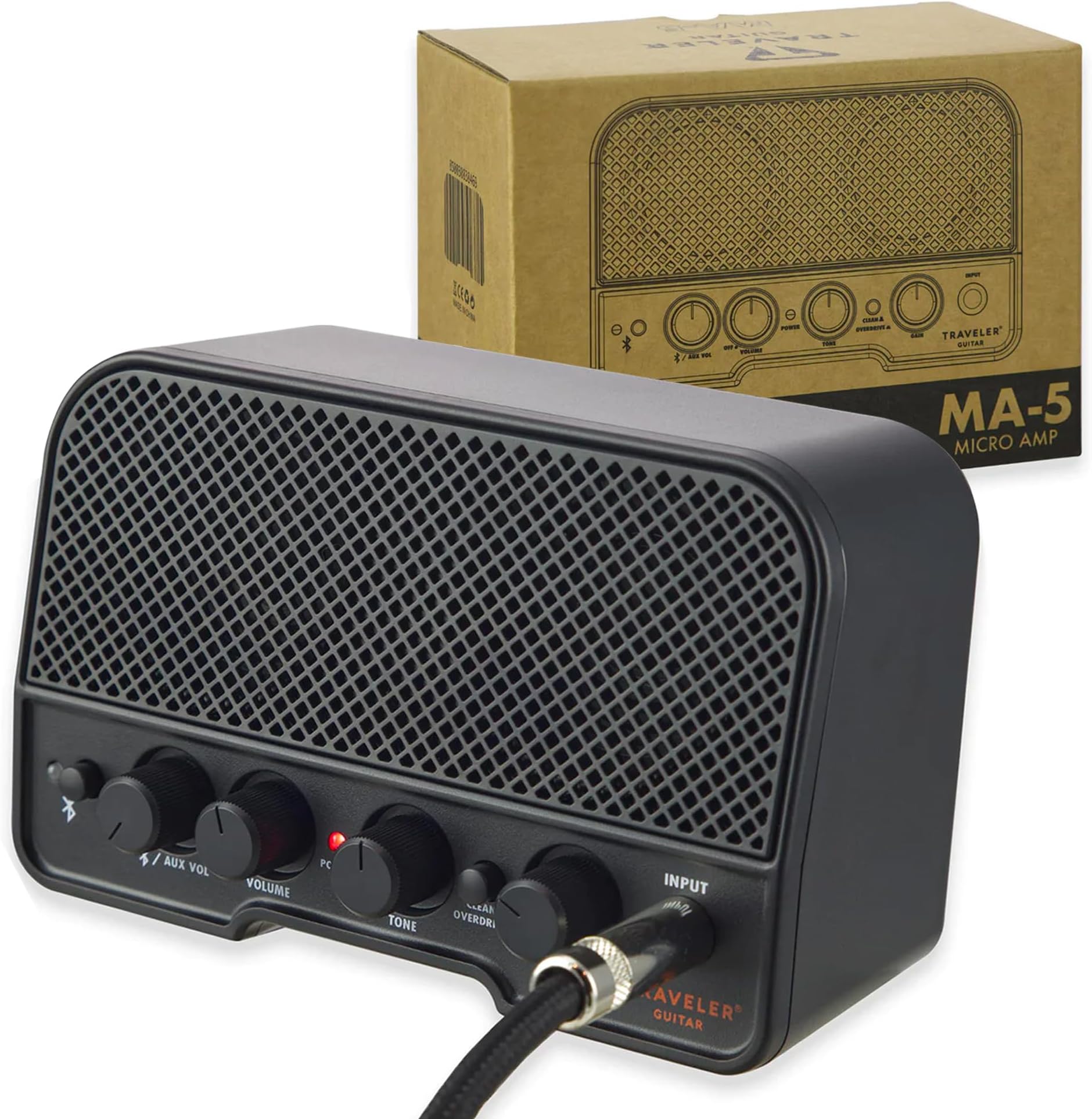 Amazon.com: Traveler Guitar Black 5-Watt Portable Amp | Rechargeable ...