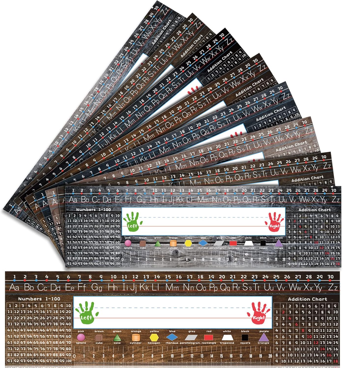 Amazon.com: Eaasty 48 Pcs Desk Name Tags Classroom, Traditional ...