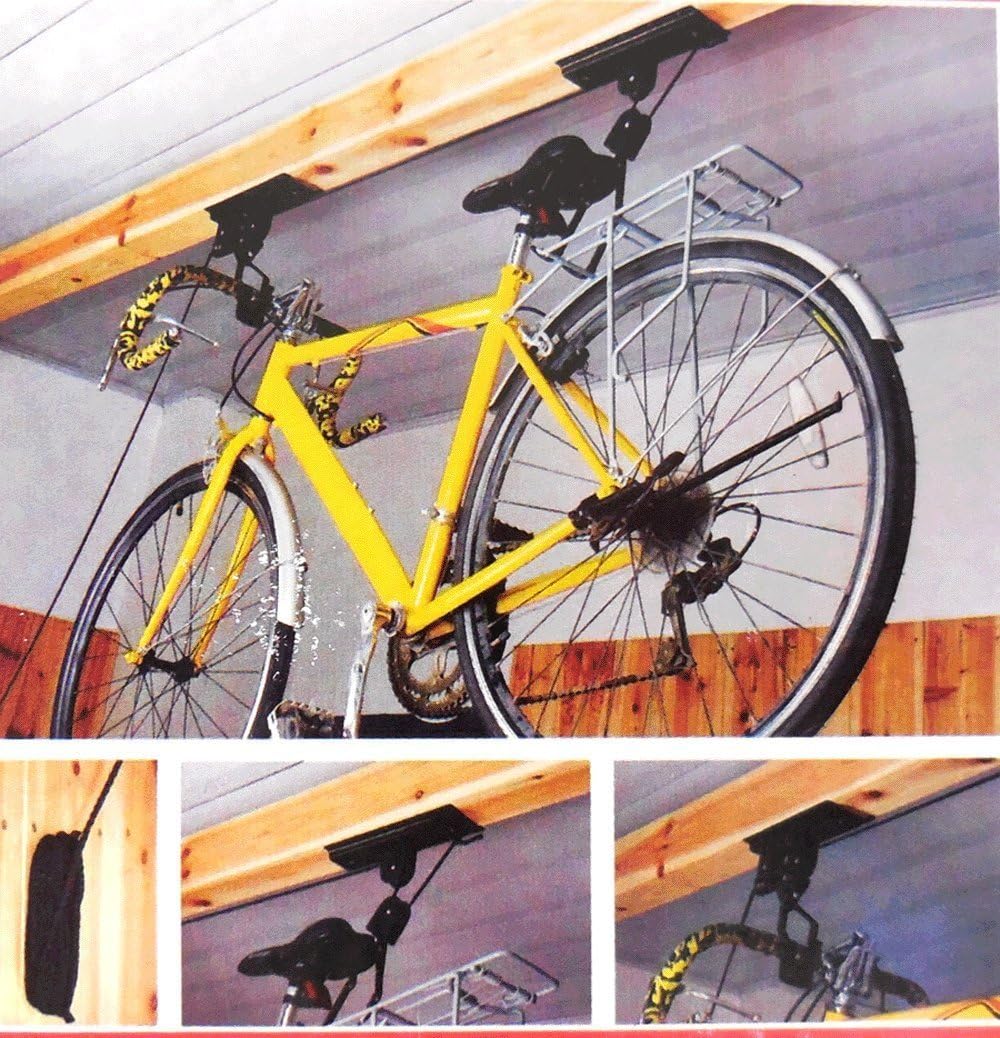 Amazon.com: Bike Lift Ceiling Mounts Bicycle Garage Hoist Mounted ...