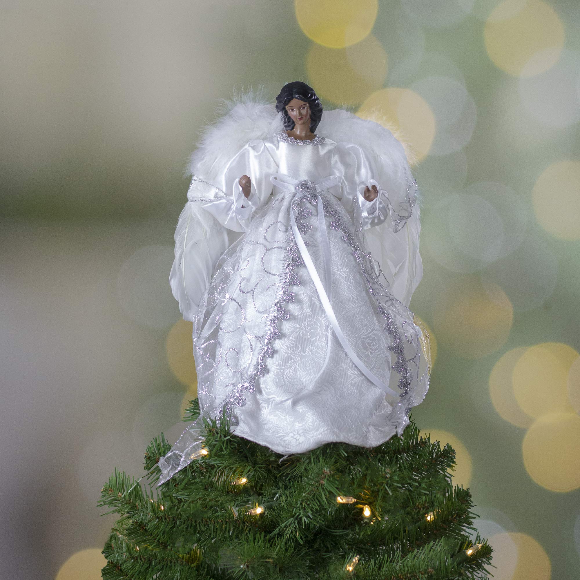 Black Christmas Tree Angel