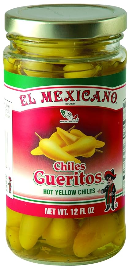 Amazon.com : El Mexicano Chiles Gueritos (12oz 6 pack) : Grocery ...