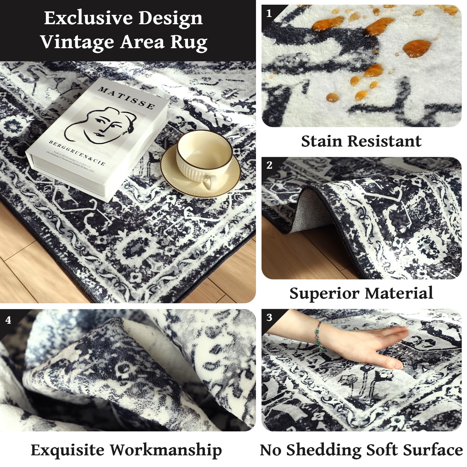 Snapklik.com : QD-Udreamy 5x7 Area Rugs - Machine Washable Area Rugs ...