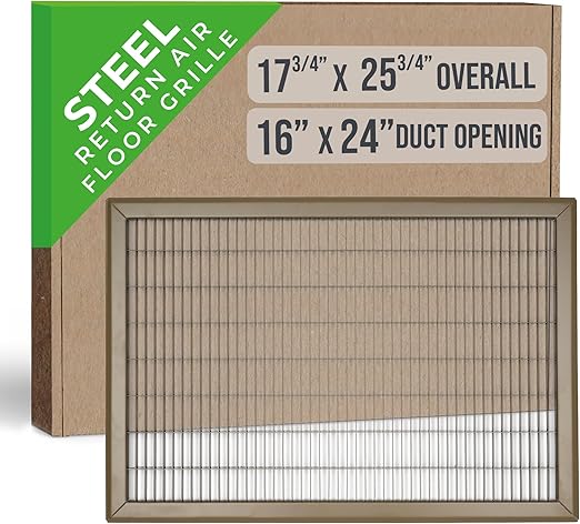 Fits 16x24 and 24x16 Duct Opening | Return Air Floor Grille by Handua ...