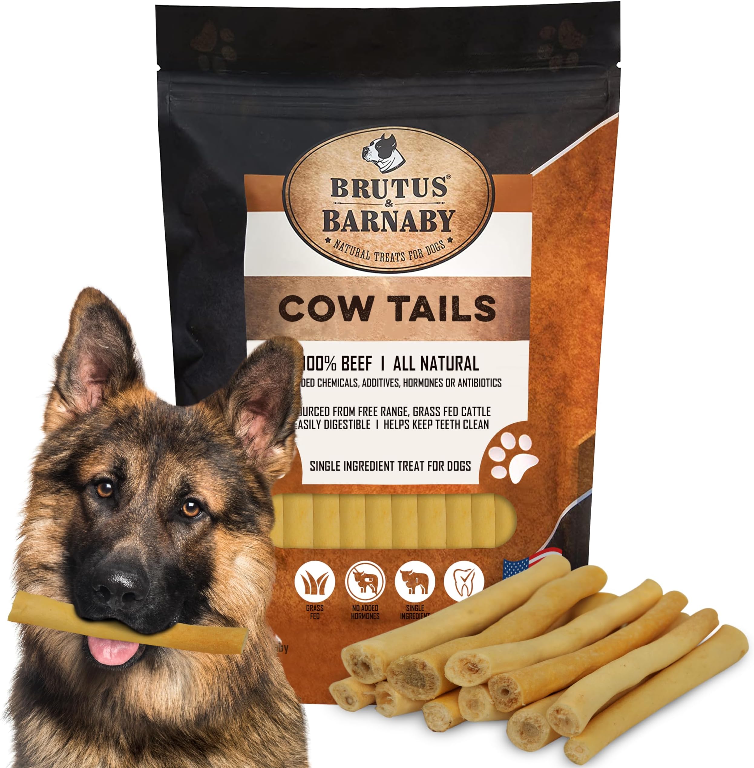 Amazon.com : Outback Jack Water Buffalo Tails 100% Natural Dog Treats ...