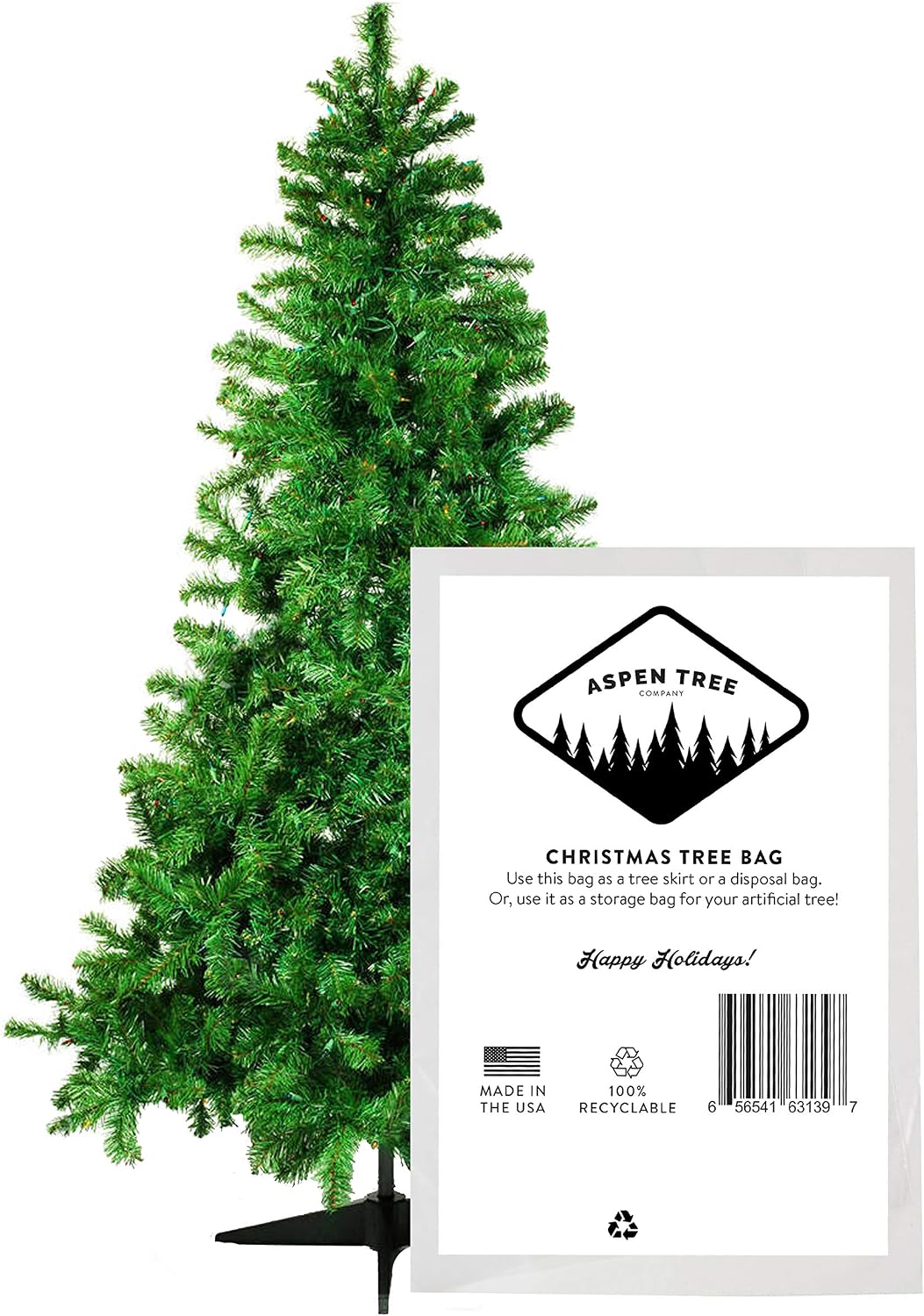 Amazon.com: Aspen Tree Co. Christmas Tree Disposal or Storage Bag, Fits ...