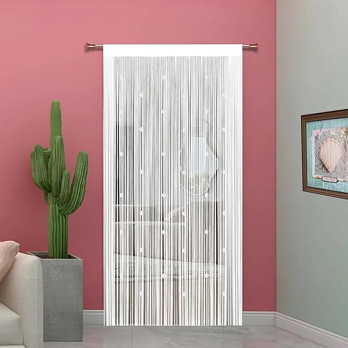 Taiyuhomes Beaded Fly Insect Curtains Fly Screen For Doors Curtain Bead ...