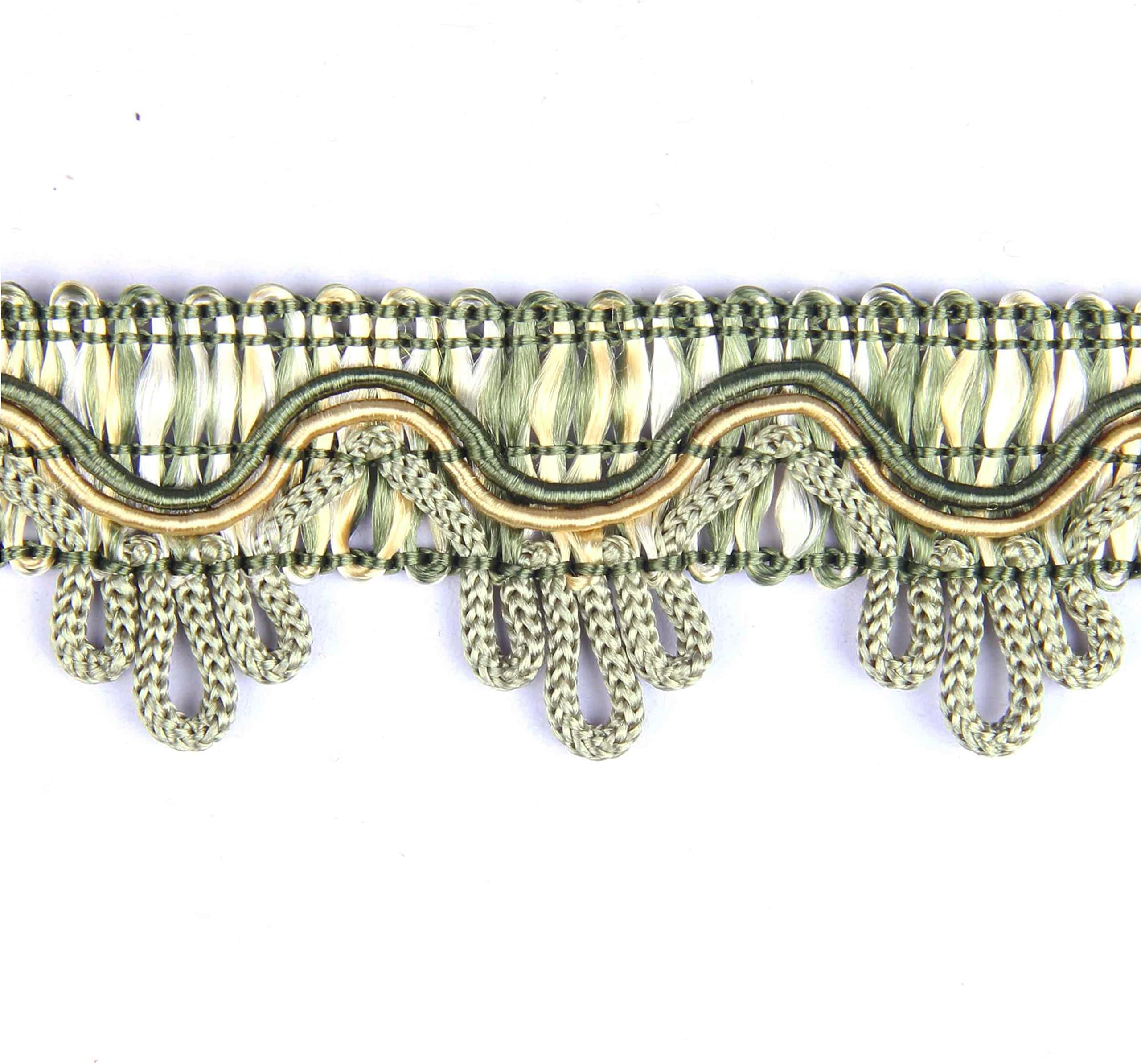 Amazon.com: Fenghuangwu 10 Yards Braid Trim 0.98 Inch Wide Basic Fringe ...