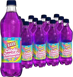 BARR since 1875, 12 Pack Limited Edition Rainbow Mix Flavoured Fizzy ...