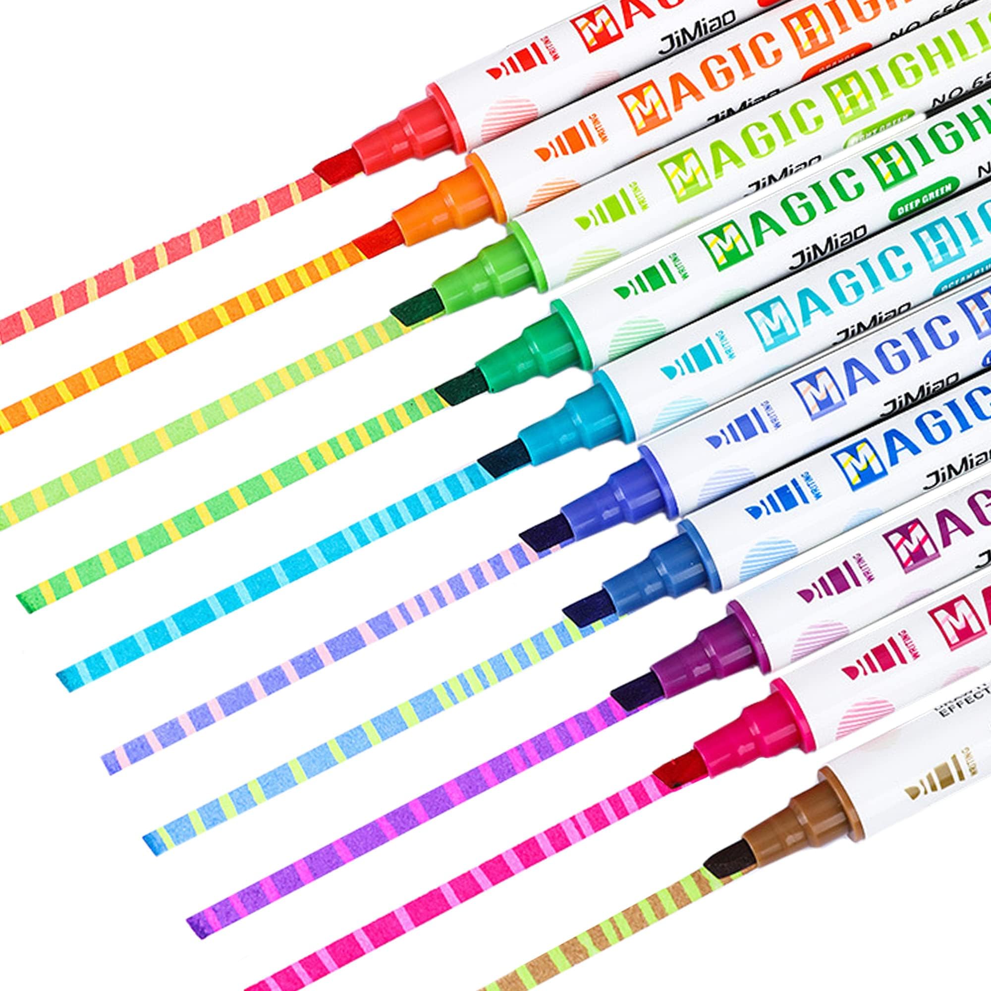 Amazon.com : Highlighters Changing Color Markers 12Pcs Color Changing ...
