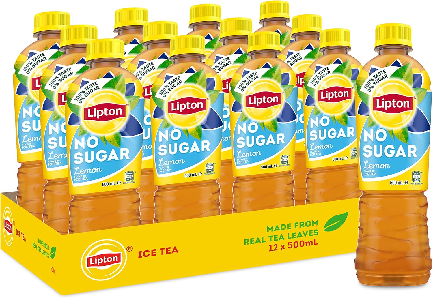 Lipton Ice Tea Lemon No Sugar 500ML x 12 Pack : Amazon.com.au: Pantry ...