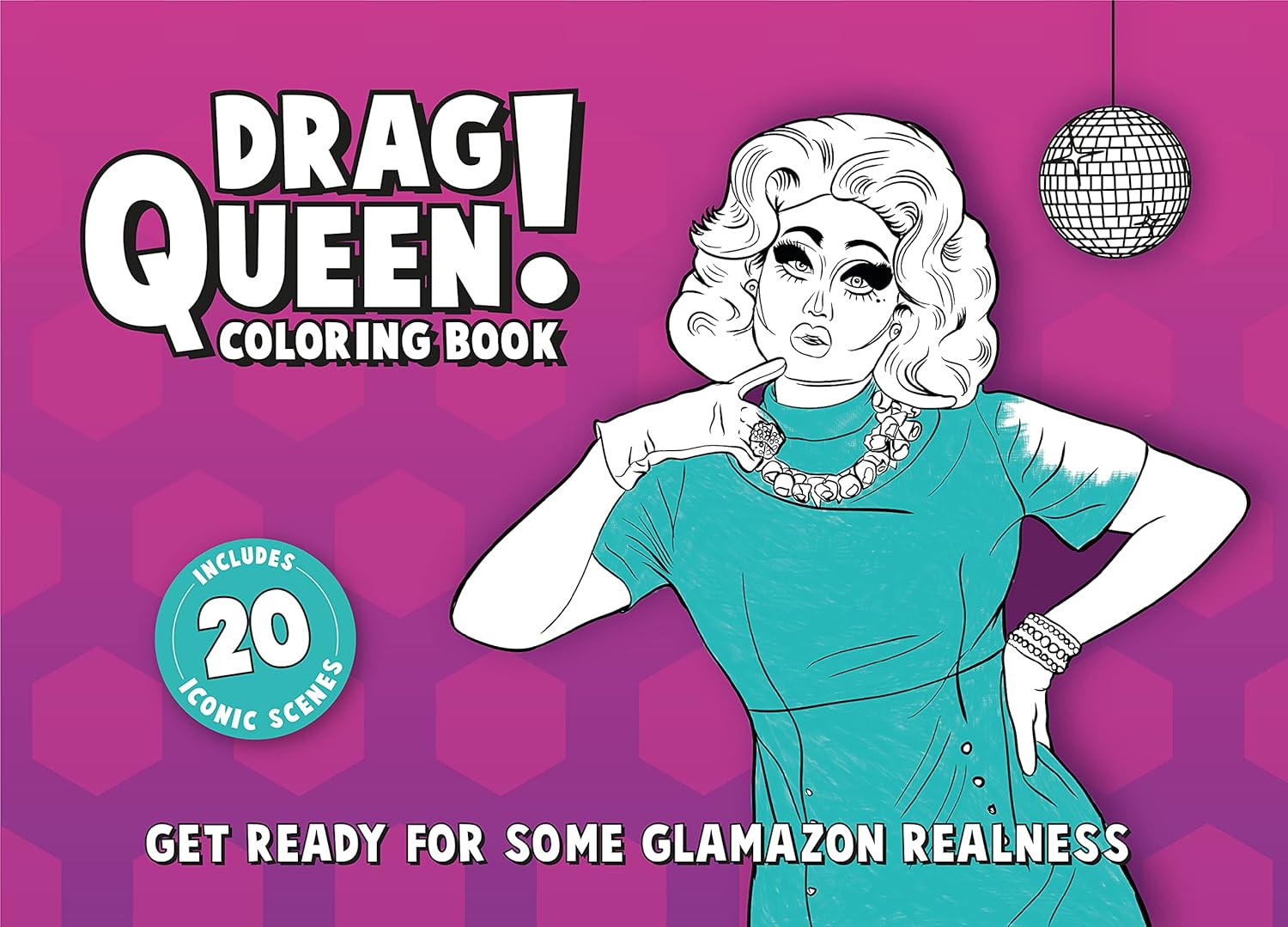 Amazon.com - Drag Queen Coloring Book - Coloring Book for Adults - 20 ...