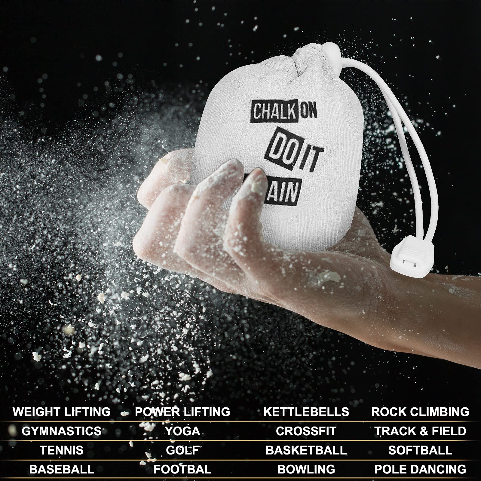 Snapklik.com : Inspirational Phrases Gym Chalk Ball For Gymnastics ...