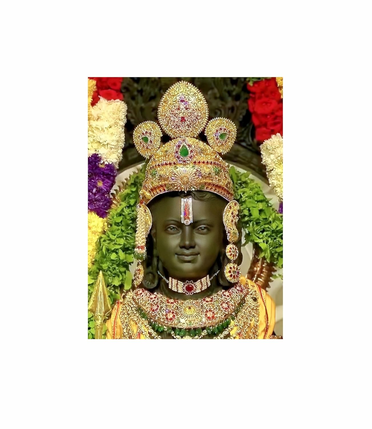 Buy Ram Lalla Poster | Ayodhya Ram Mandir Poster 170 GSM 12x16 Unframed ...