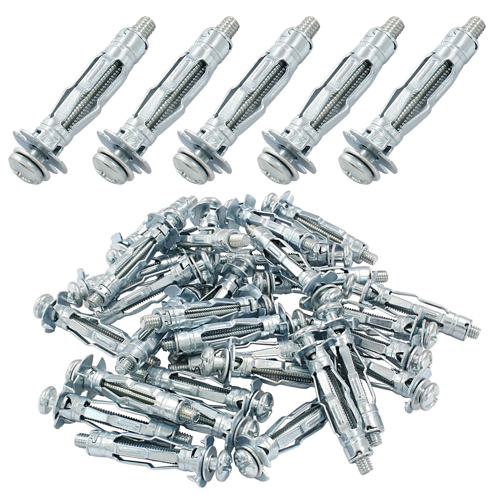Snapklik.com : 30 Pcs M4 X 32mm Heavy Duty Bolt, Hollow Drive Wall ...