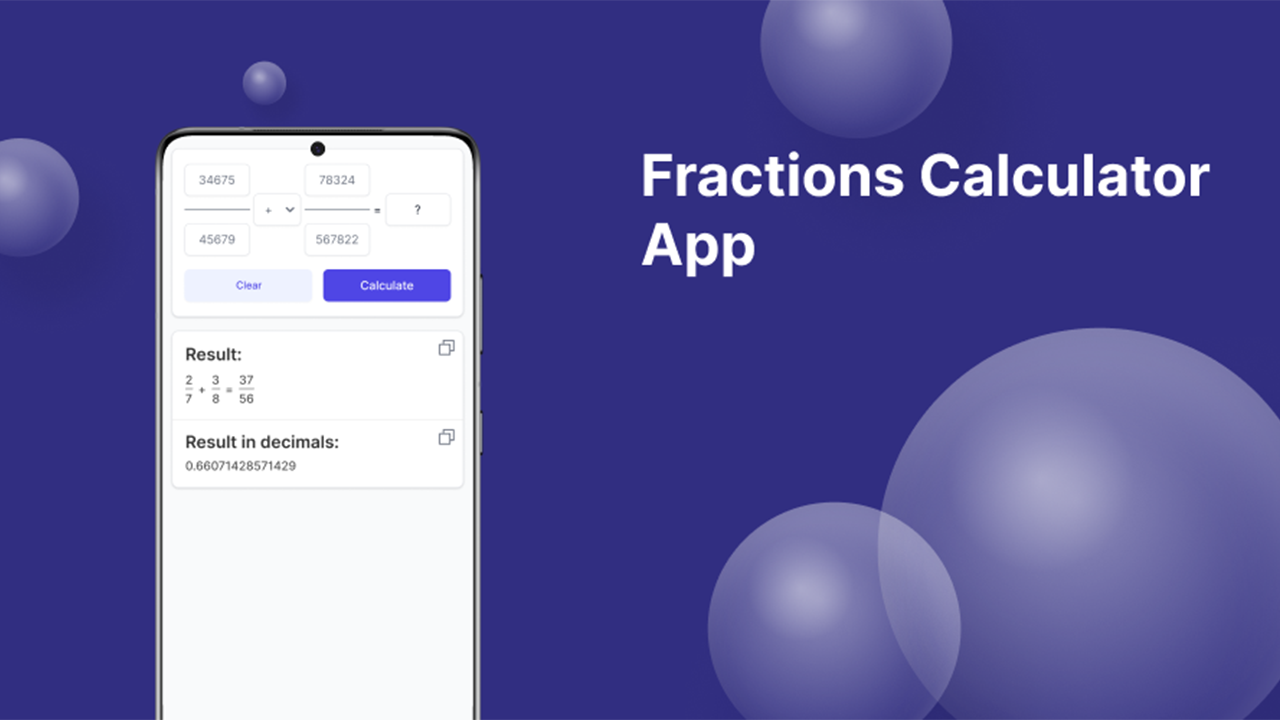 Fractions Calculator - App on Amazon Appstore