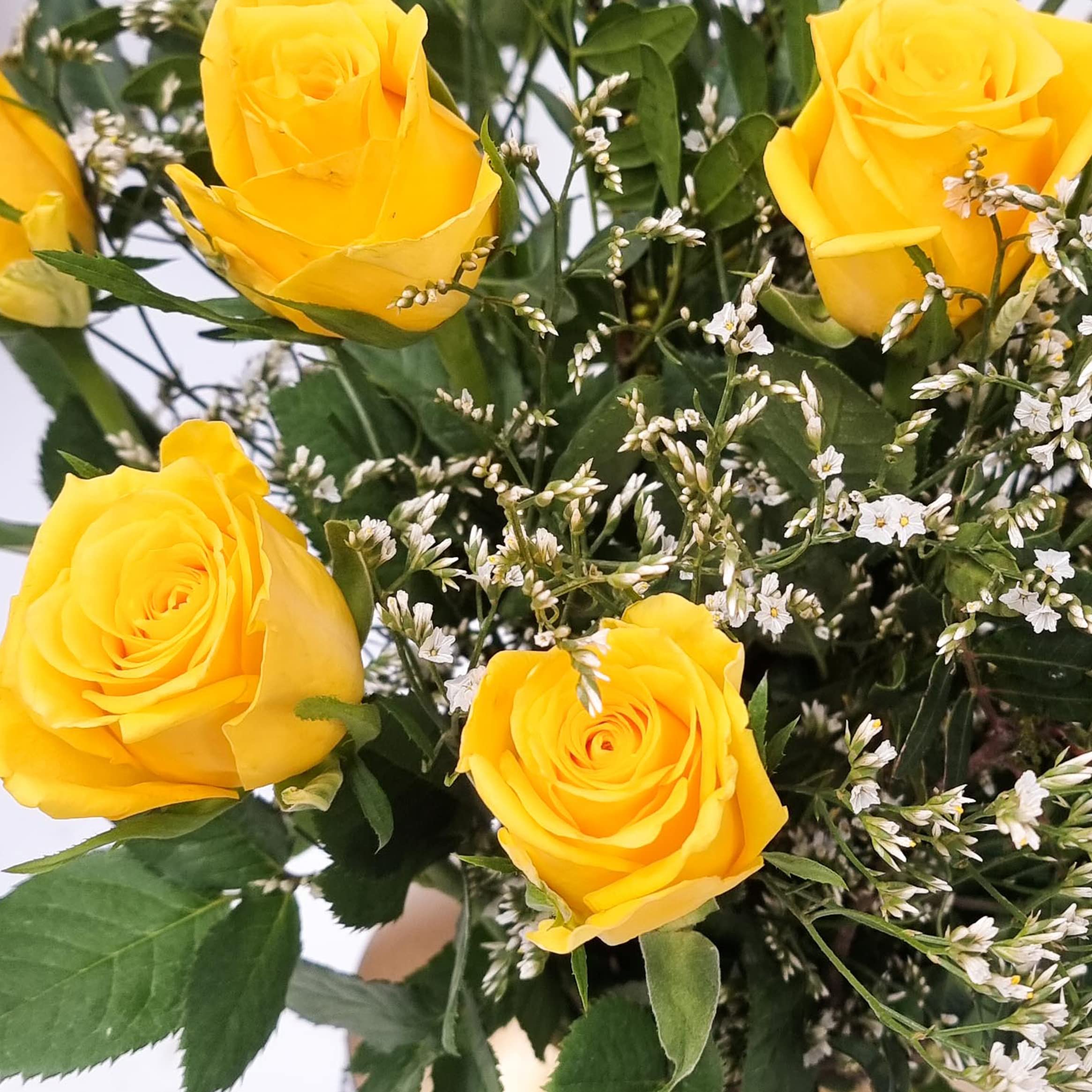 Yellow Flowers Bouquet Roses Yellow Rose Bouquet