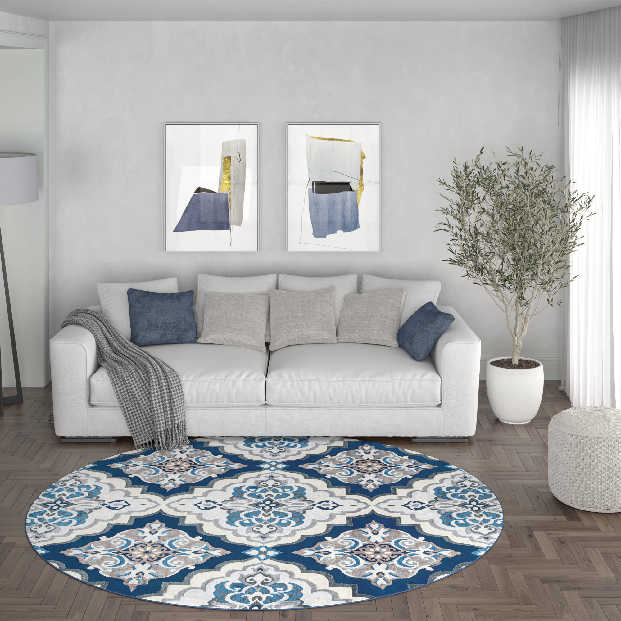 Round Rugs For Dining Room